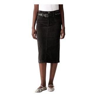 Pinko Cord-Midi-Rock - - Skirts - Damen - Braun - M