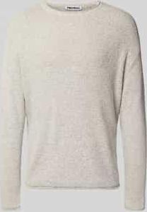 Review Strickpullover mit gerippten Abschlüssen