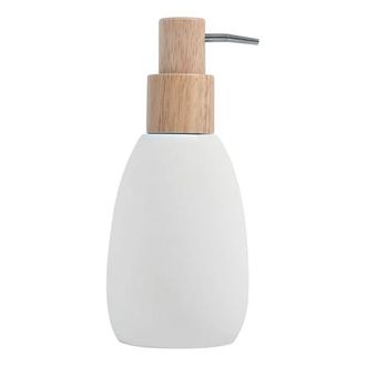Spirella Distributeur de Savon Sven, en Polyr&eacute;sine 260 ML pour Une Salle de Bain &Eacute;l&eacute;gante et Pratique, Id&eacute;al pour Un Usage Quotidien et Un Design Moderne, Blan