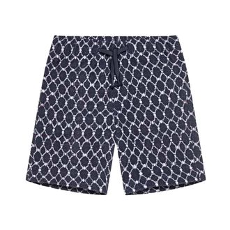 Orlebar Brown Trevone Geo Tile Knit Sweat Shorts - - Shorts - Herren - Blau - L