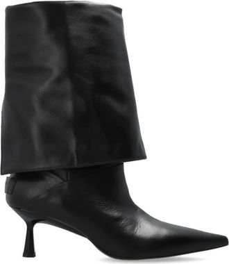 AllSaints Femme, Chaussures, Noir, Taille: 38 EU Odyssey Heeled Bottes &agrave; cheville