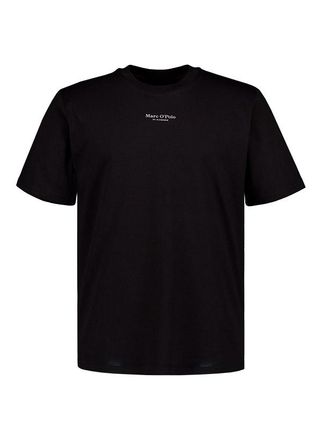 Marc O'Polo Herren T-Shirt schwarz Baumwolle