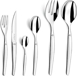 Lou Laguiole Jet Besteckset, 50-teilig