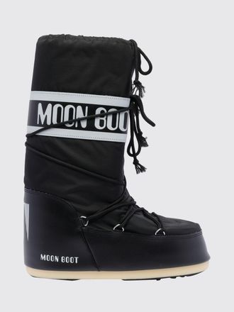 Moon Boot Schneestiefel Icon aus Nylon mit gedrucktem Logo