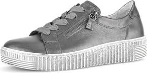 Gabor Baskets basses pour femme - Meilleur ajustement, Argent vieilli 69, 41 EU