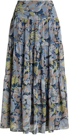 Lauren Ralph Lauren Damen Rock aus Georgette-Gewebe
