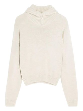 Christophe Lemaire Gerippter Strickpullover mit Knöpfen - Nude