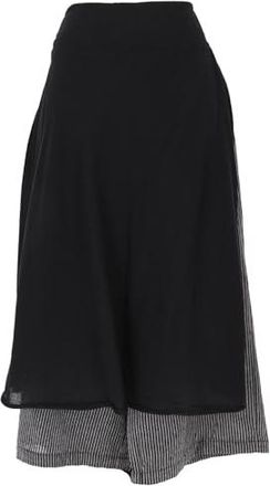 Guru Shop Jupe dété ethnique en coton pour femme, noir/gris, 42
