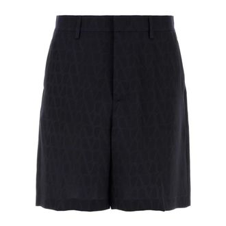 Valentino Garavani Toile Iconographe Bermuda-Shorts - - Shorts - Herren - Schwarzk - L