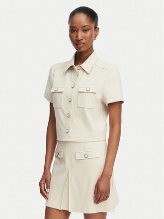 Guess Hemd W6RH83 KCMU2 Beige Regular Fit