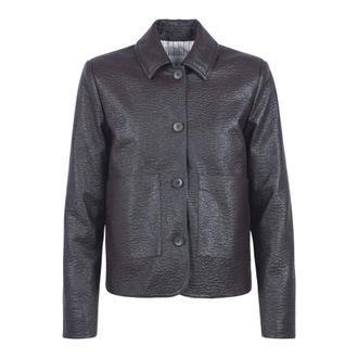 8pm Lederjacke - - Jackets - Damen - Braun - M