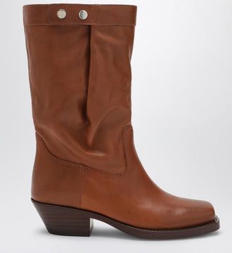 Isabel Marant Ademe Havana leather biker boot