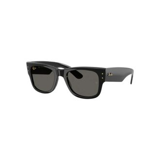 Ray-Ban unisex, Accessoires, Noir, Taille: ONE Size Lunettes de Soleil Wayfarer en Métal Noir