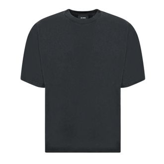 Axel Arigato Schwarzes T-Shirt Minimalistisches Design Besticktes Logo - - Tops - Herren - Schwarzk - M