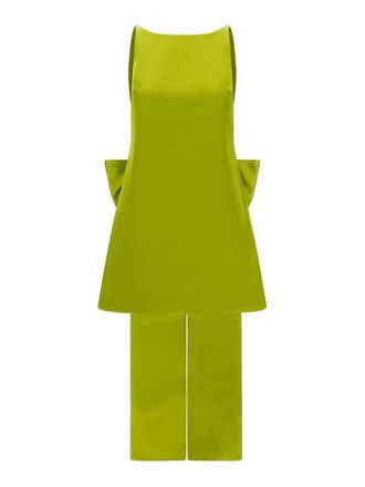 Self Portrait Maxi Robe - Vert