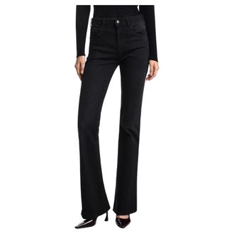 Emporio Armani J47 Mid-High Rise Jeans - - Jeans - Damen - Schwarzk - W26