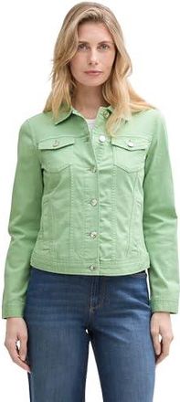 Tom Tailor 1045390 Veste en Jean, 37116-True Green, M Femmes