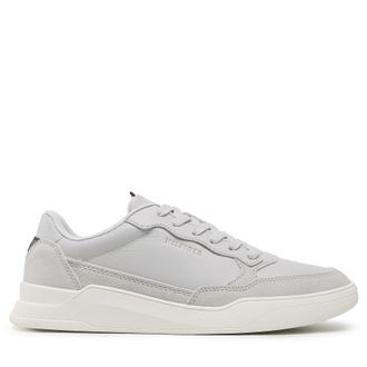 Tommy Hilfiger Sneakers Tommy Hilfiger Elevated Cupsole Leather Mix FM0FM04358 Grau