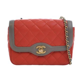 Chanel Pre-owned Gesteppte Leder Umh&auml;ngetasche - - Pre-owned - Damen - Rot - ONE SIZE