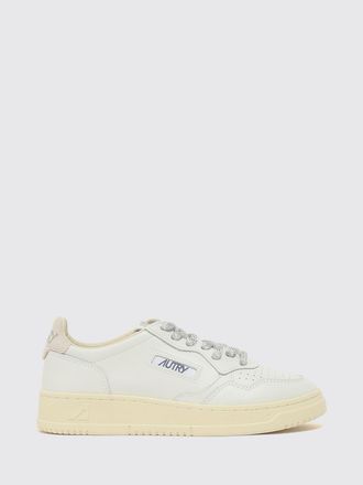 Autry Medalist Low Sneaker aus glattem Kalbsleder mit Kontrastdetails