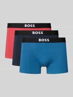 HUGO BOSS Trunks aus Baumwoll-Mix im 3er-Pack