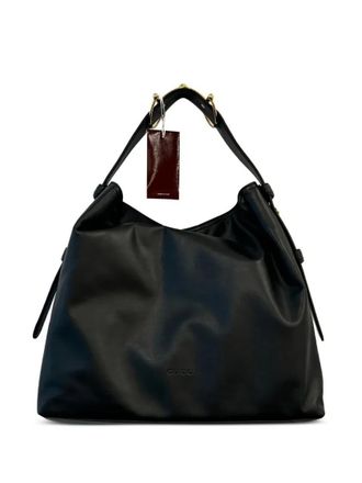 Gucci Crossbody Bags - Soft-Structured Calfskin Leather Bag With Gold-Ton - Gr. unisize - in Schwarz - f&uuml;r Damen