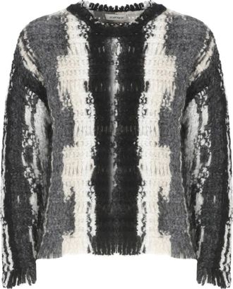 KANGRA Femme, Pulls, Noir, Taille: 38 FR Pull ras du cou