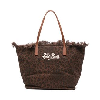 MC2 Saint Barth Femme, Sacs, Brun, Taille: ONE Size City Bag Fringe