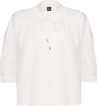 HUGO BOSS Femme, Blouses et Chemises, Blanc, Taille: 40 FR Bollana Shirt
