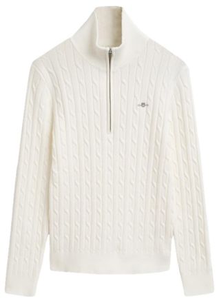 GANT Stretch Cotton Cable Half-Zip