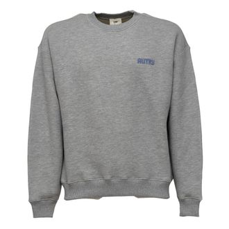 Autry Sweatshirt aus geb&uuml;rstetem Fleece - - Sweatshirts & Hoodies - Herren - Grau - L
