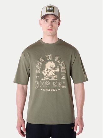 New Era New Era T-Shirt Football Graphic 60596409 Gr&uuml;n Regular Fit