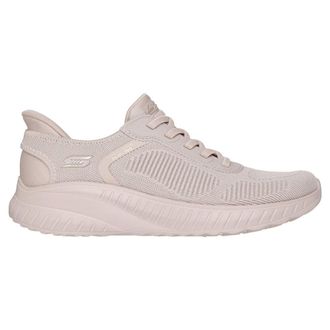 Skechers Femme, Sport, Beige, Taille: 38 1/2 EU Bobs Squad Chaos &agrave; enfiler