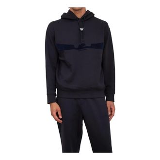 Emporio Armani Blauer Sweatshirt Casual Stil - - Sweatshirts & Hoodies - Herren - Blau - 2XL