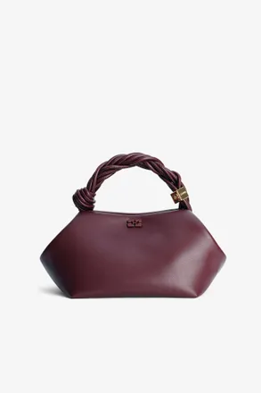 Ganni Sac Bou petit bordeaux
