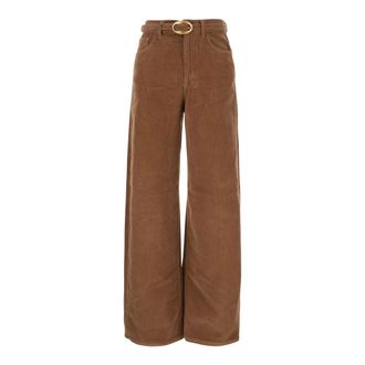 Twinset Damen, Hosen, Braun, MGr&ouml;&szlig;e