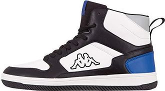 Kappa Mixte Lineup Unisex Chaussure de Course sur Route, Noir/Bleu, 43 EU