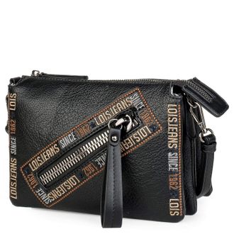 Lois Unisex-Erwachsene BOLSO BANDOLERA Umhängetasche für Freizeit und Sport, Schwarz