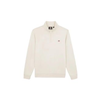 Dickies Wei&szlig;kappe Grauer Quarter Zip Pullover - - Sweatshirts & Hoodies - Herren - Wei&szlig; - S