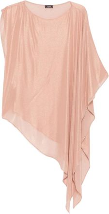 PESERICO Femme, Blouses et Chemises, Rose, Taille: 40 FR Blouse Asym&eacute;trique