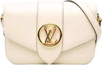 Louis Vuitton Pre-owned Cuir sacs-louis-vuitton - Femme - Pre-owned - Blanc - Taille: ONE Size