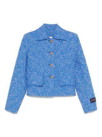 Patou Kurze Tweed-Jacke - Blau