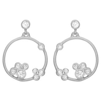 Frk. Lisberg Femme, Accessoires, Gris, Taille: ONE Size Bea Earrings