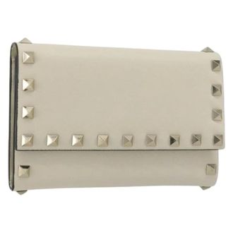 Valentino Portefeuille Vintage Pre-owned - Femme - Pre-owned - Beige - Taille: ONE Size
