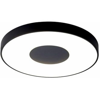 Mantra Mantra - Plafonnier design, Grande lampe de plafond Coin led Noir en Plastique
