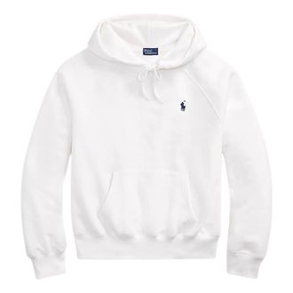 Polo Ralph Lauren Femme, Sweatshirts et sweats &agrave; capuche, Blanc, Taille: 42 FR SweaT-shirt en maille