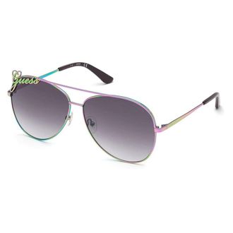 Guess Damen 0 Sonnenbrille, violet/other, 64