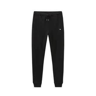 Woolrich Klassische Schwarze Unisex Hose - - Trousers - Herren - Schwarzk - S