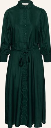 Kaffe Midikleid Kaemine Oline gruen