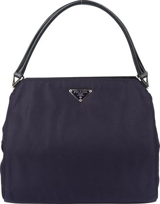 Prada Crossbody Bags - Prada Purple Nylon Triangle Handbag - Gr. unisize - in Orange - f&uuml;r Damen